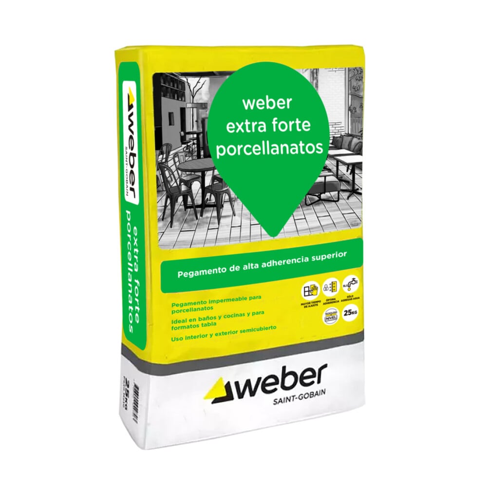 weber extra forte porcellanatos : Adhesivos para cerámicos y porcellanatos > Colocación Cerámica ...