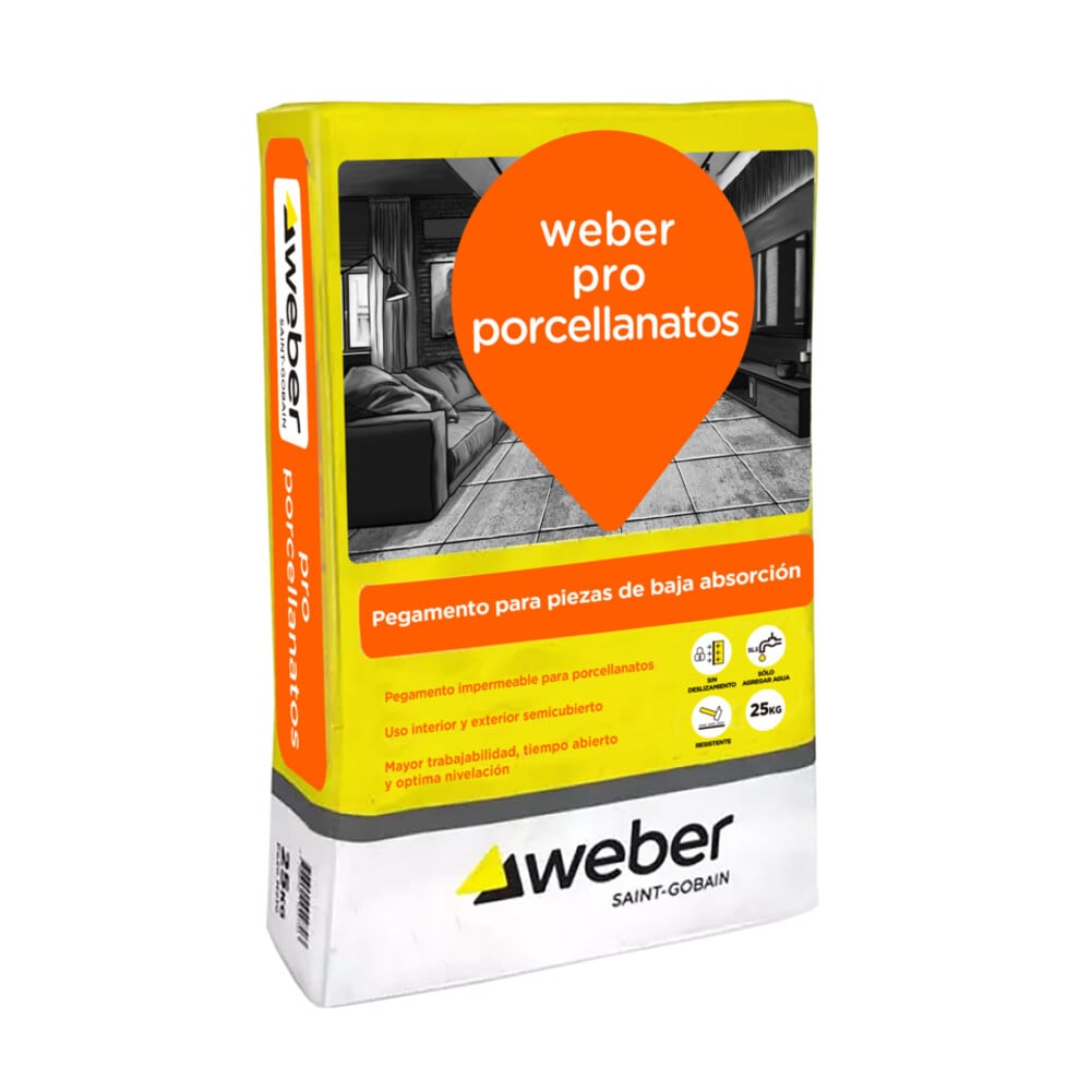 weber pro porcellanatos : Adhesivos para cerámicos y porcellanatos ...